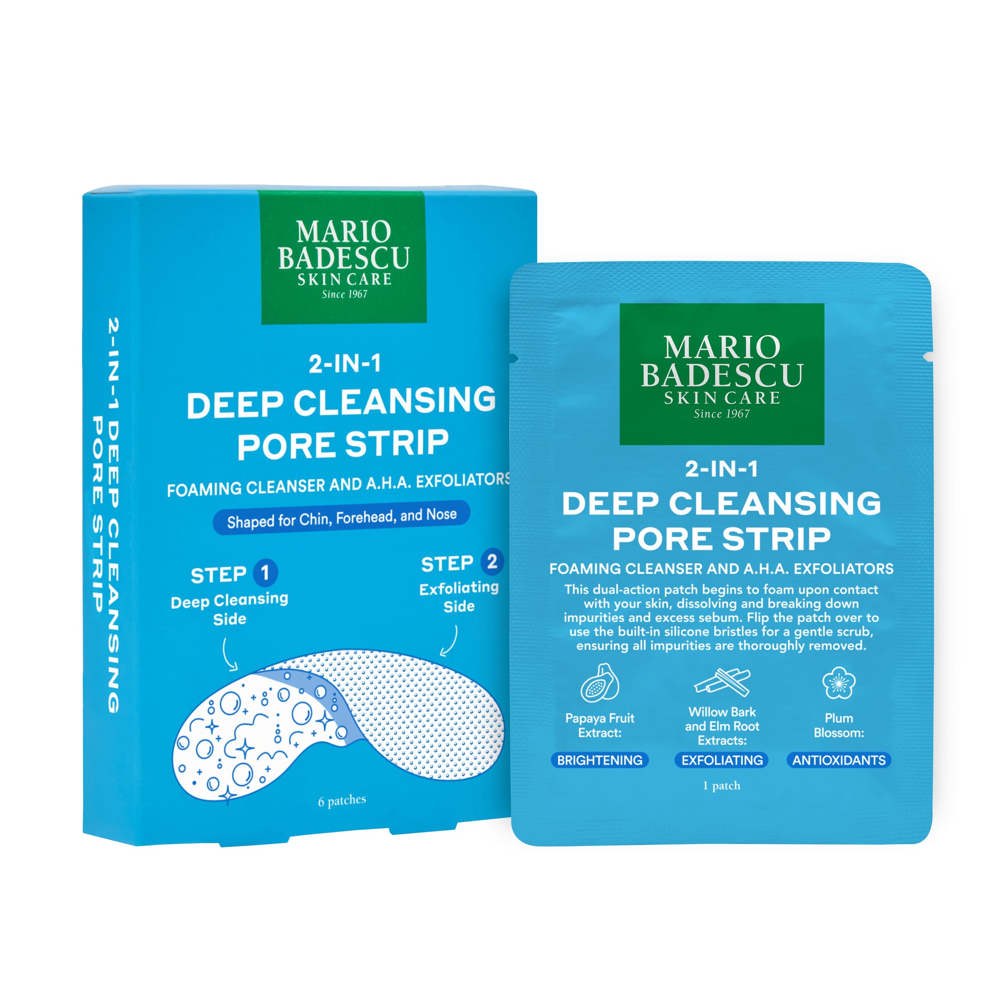 2-in-1 Deep Cleansing Pore Strip – Mario Badescu